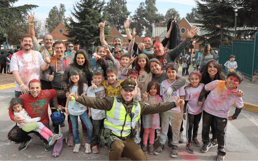 Un éxito la Family Color Run 2024 - Colegio Pumahue Peñalolén